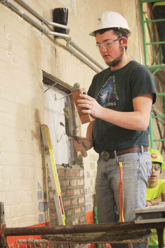 Brick by brick: Masonry students help with Armory renovations | News ...